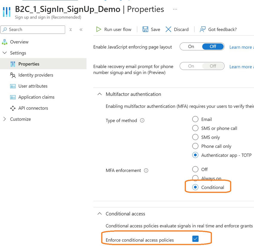 Azure AD B2C Conditional access policy